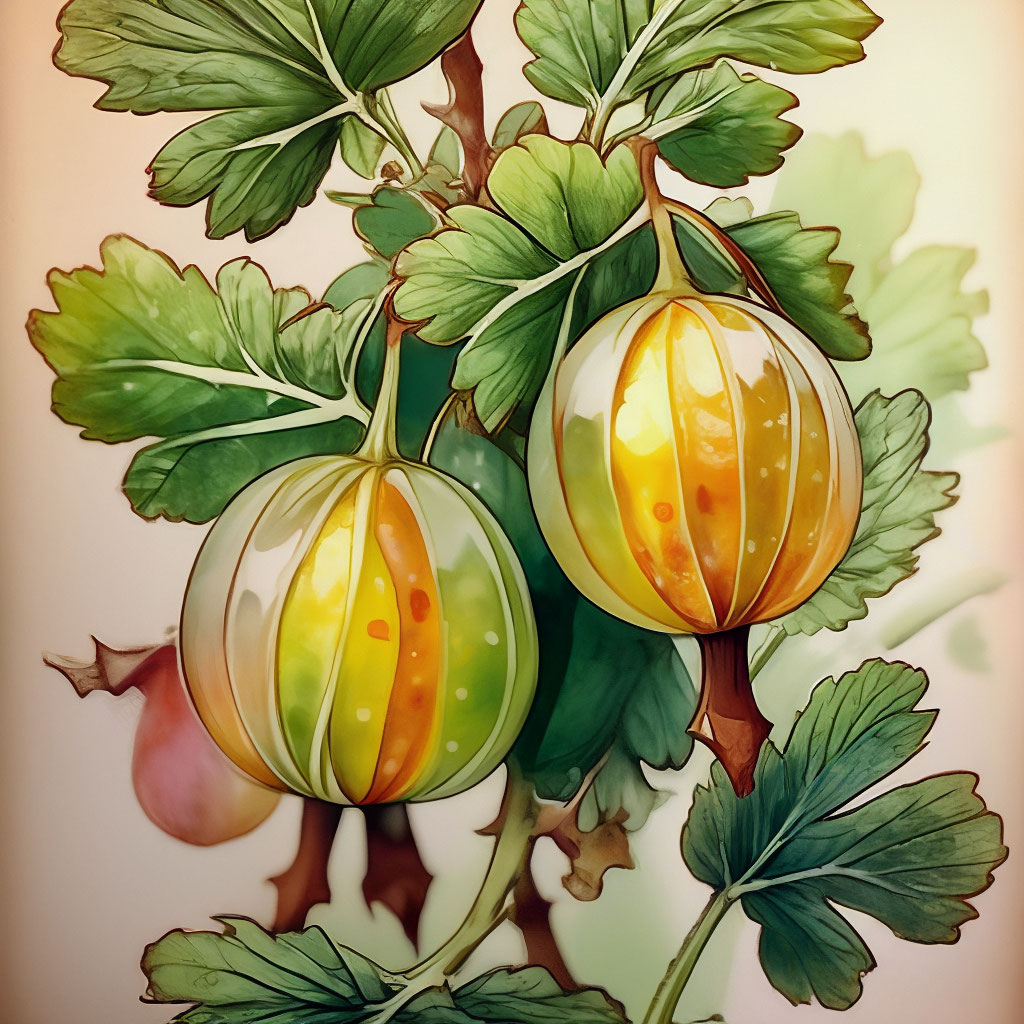 "Gooseberry Scandinavian style surreal, drawing details, sketch ...