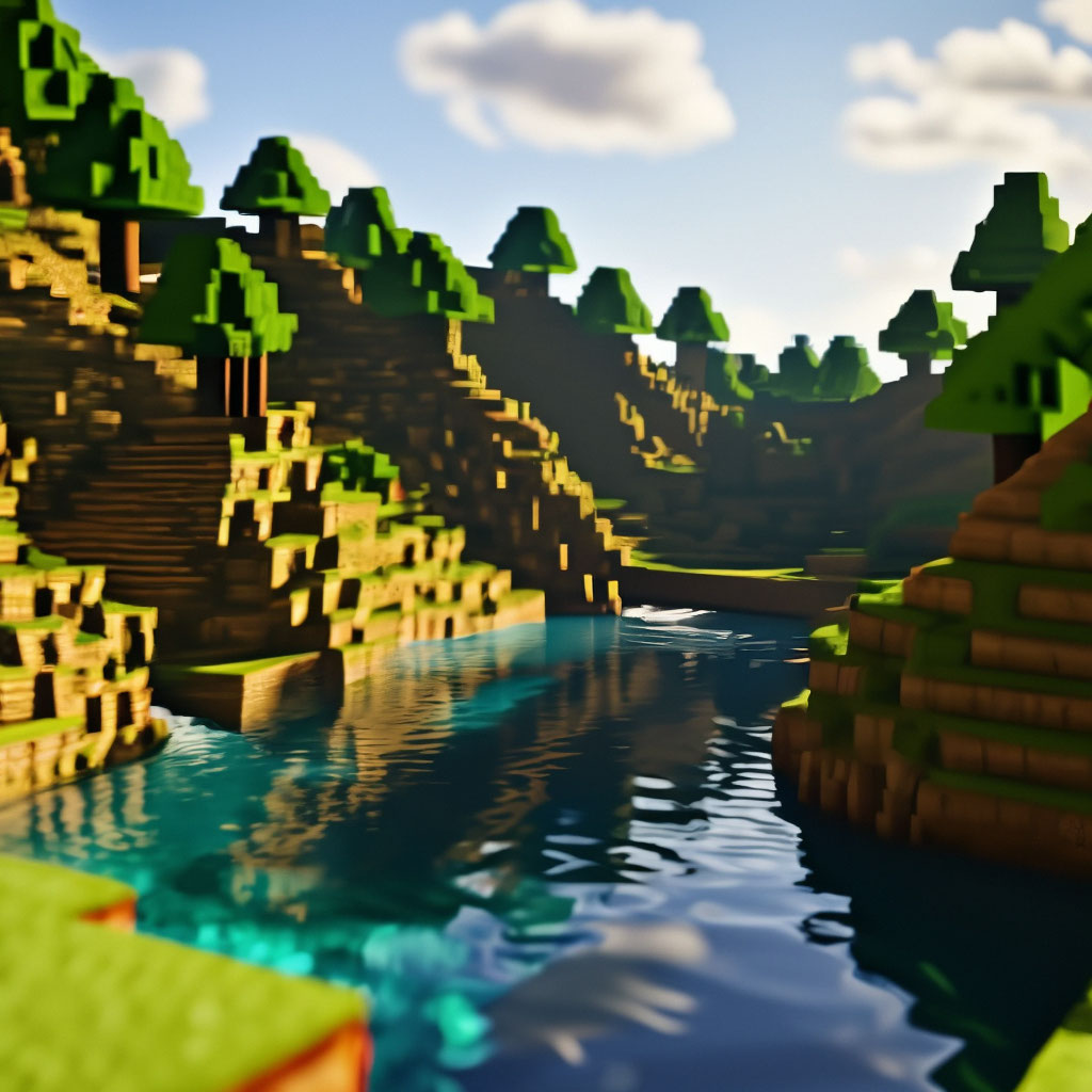"Minecraft, 4k, aesthetically pleasing, beautiful, professional photo ...