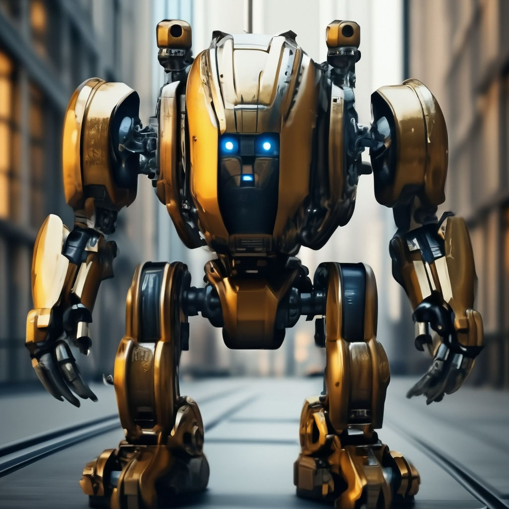 "Robot 1000000000K" — image created in Shedevrum