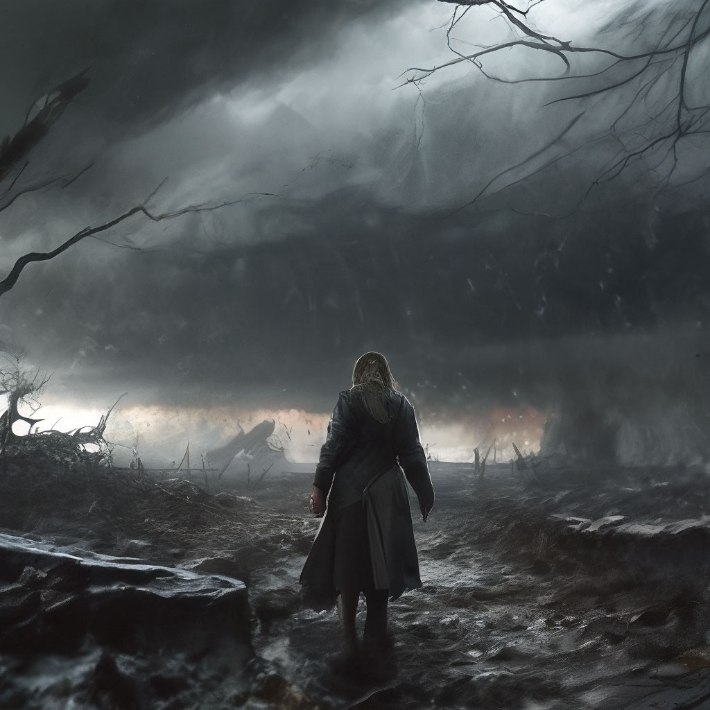 "In the arms of horror, high resolution, high detail, 128K" — image ...