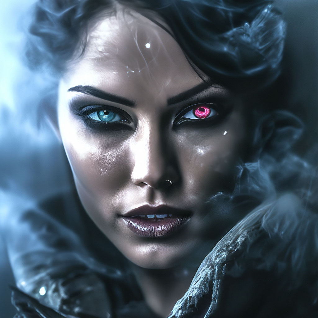 "Hyper realistic,powerful,strong,beautiful,realistic, foggy special ...