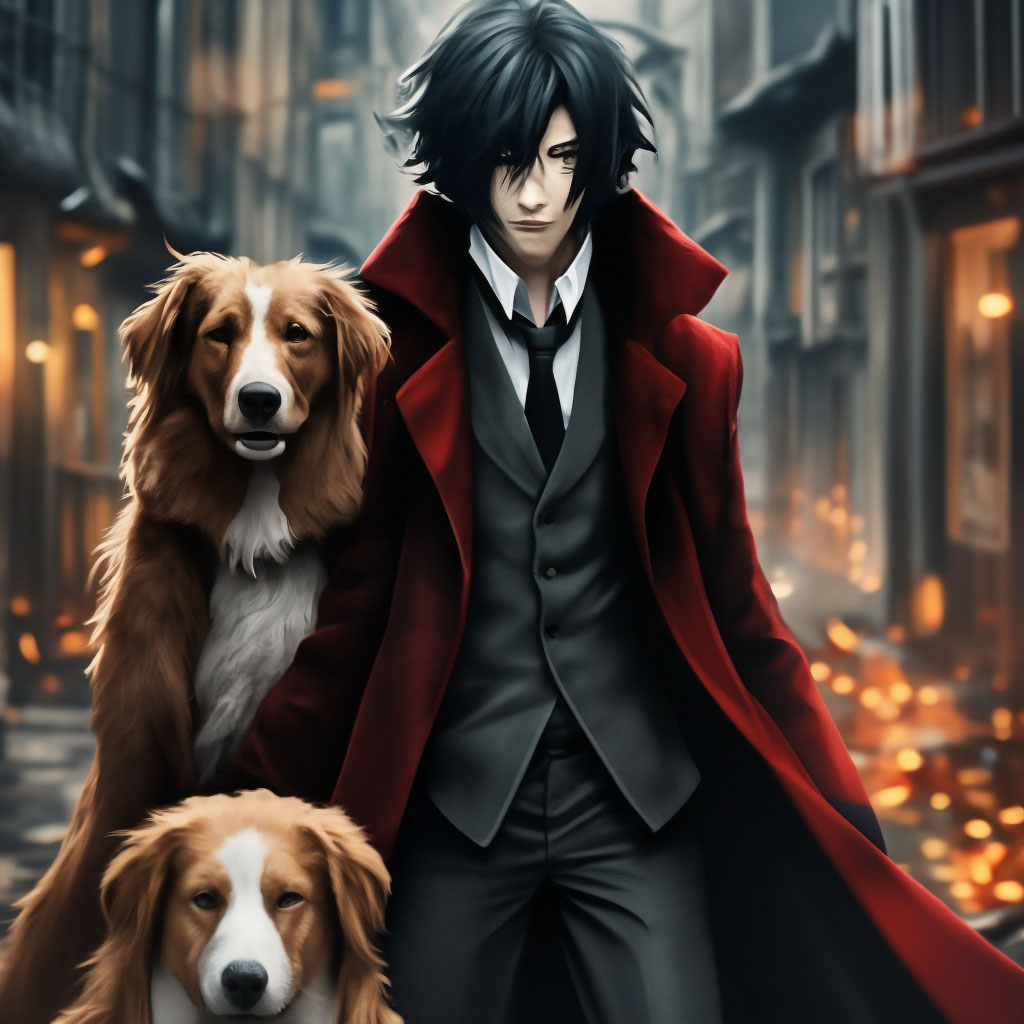 "The Great of the Stray Dogs" — image created in Shedevrum
