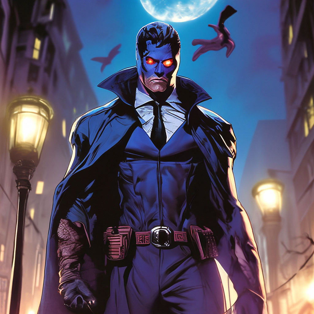 "The Night Watchman, Marvel" — image created in Shedevrum