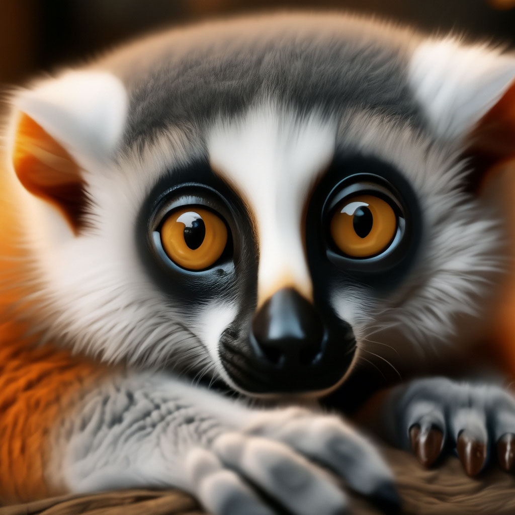 "Cat lemur lori milota fluffy huge sad expressive eyes cute muzzle ...