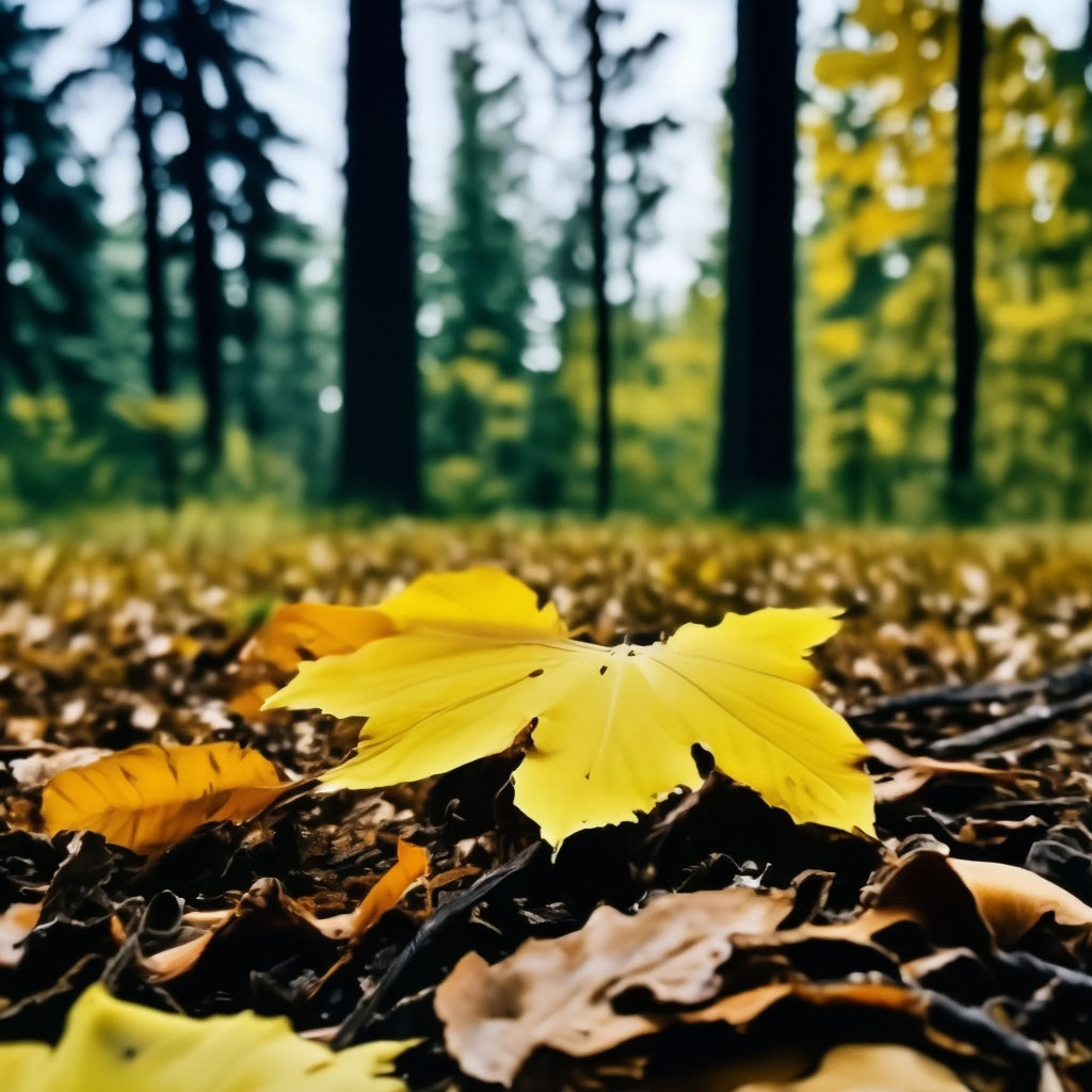 "The leaves in the field turned yellow, And they spin and fly; Only in ...