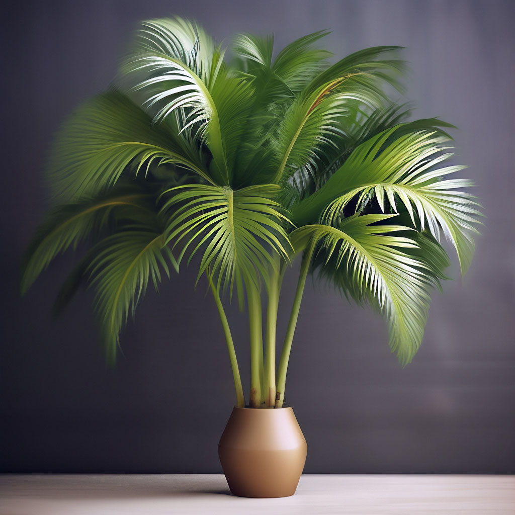"Palm tree" — image created in Shedevrum