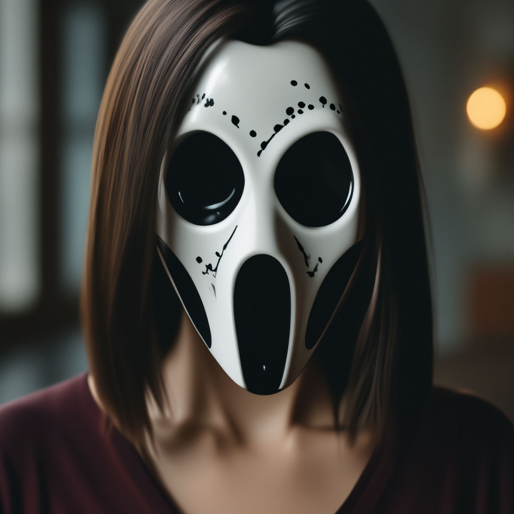 "The mask from the movie “scream”, Picasso style, high detail, Sidney ...