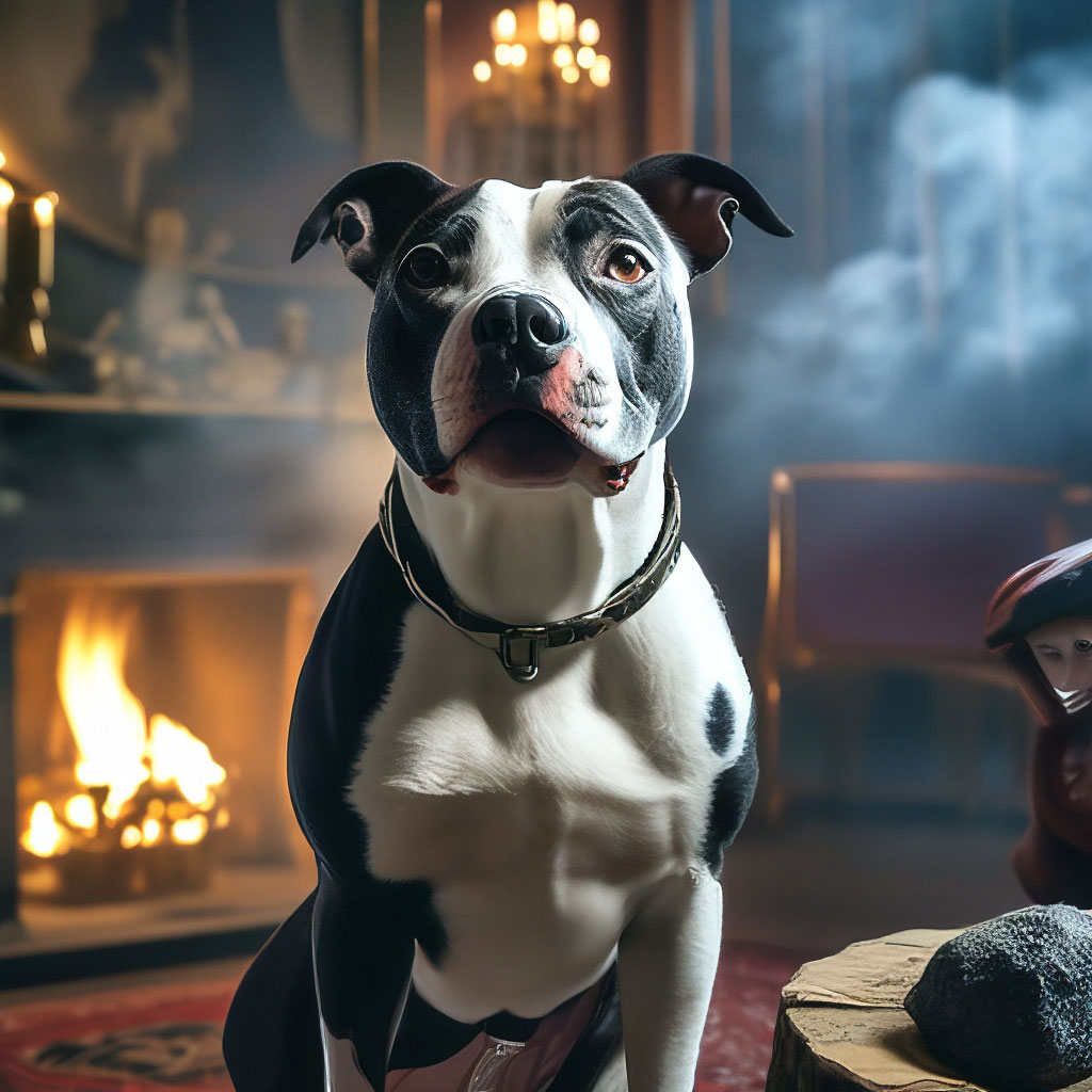 "Come on, where's my flint? - he struck the flint and the first dog ...