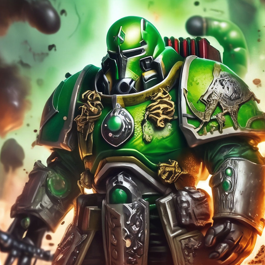 "Warhammer 40k is a poisonous cursed chaos space marine green smoke ...