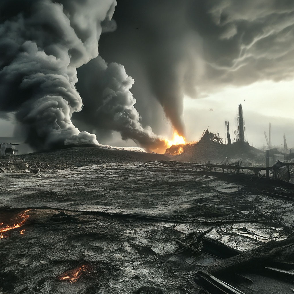 "The smell of iron" — image created in Shedevrum
