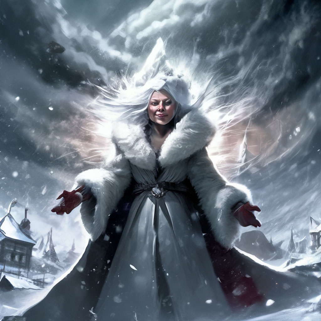 "An intricate connection between a snow-white cloud, a snow blanket ...
