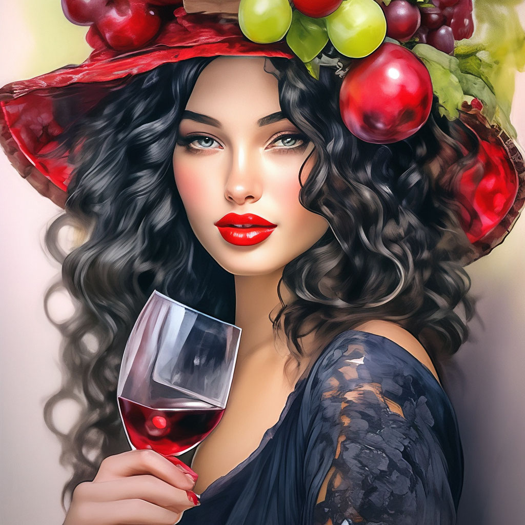 "The most delicate, beautiful girl, in an openwork fr hat on her head ...