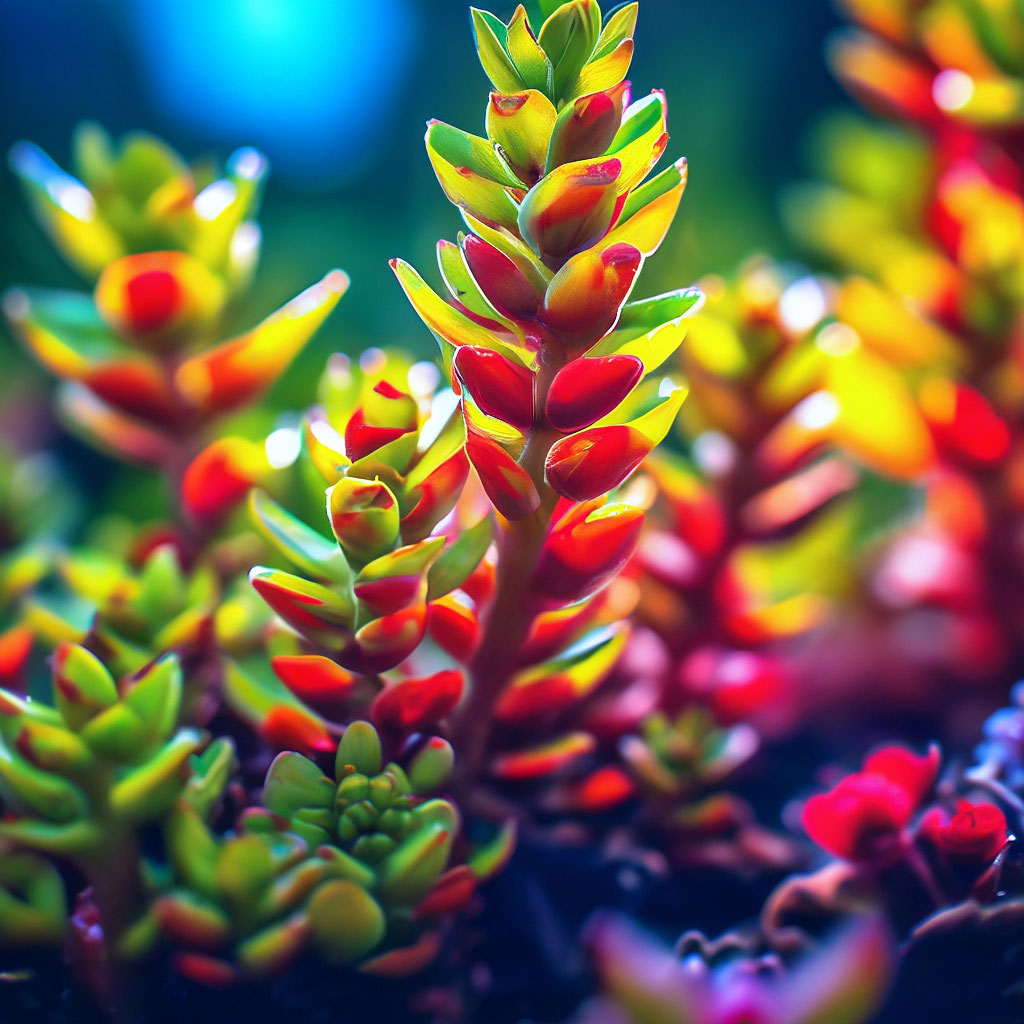 "Plant photogenesis, clarity, rich color, detailed drawing ...