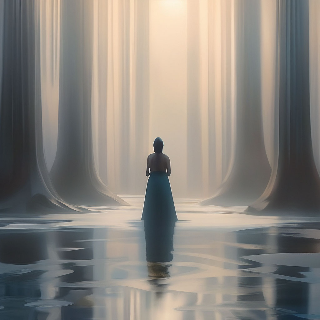 "Silence, there are no sounds or very little noise around. This is ...