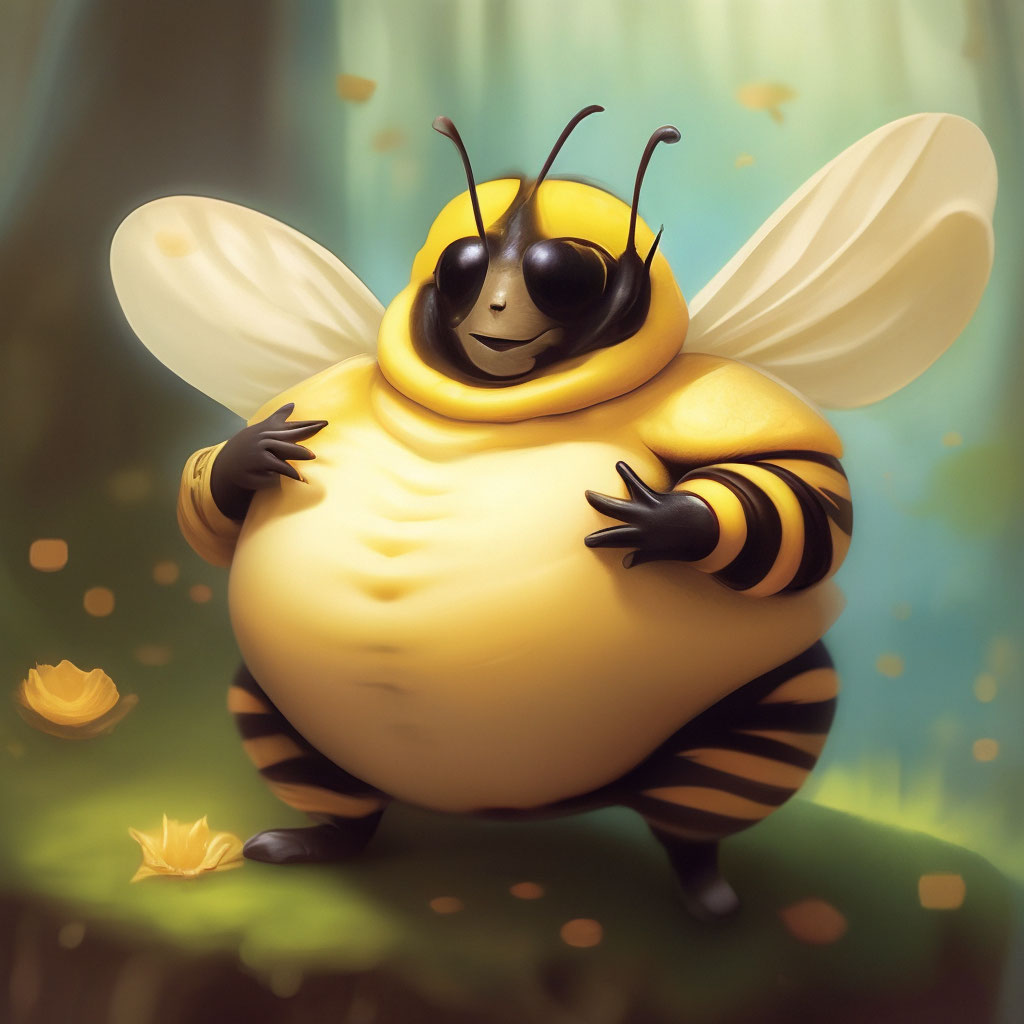 "If you don't like the fat bee, then nothing will happen." — image ...