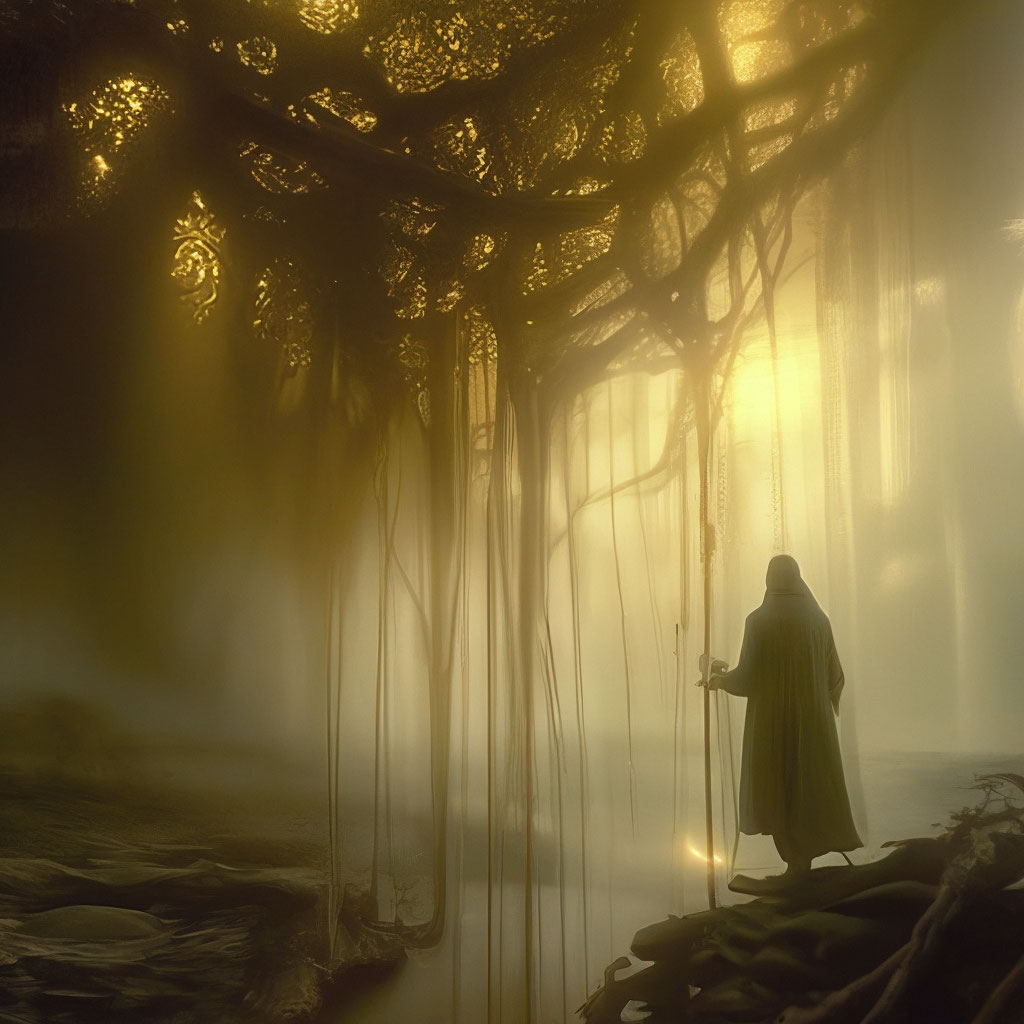 "Afterlife necro-biobarchate, nightmare of chaos, longing, cold muted ...