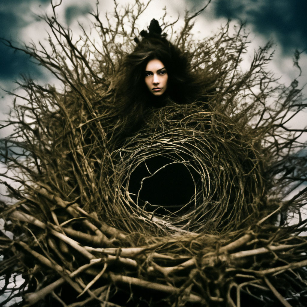 "Flying over the cuckoo's nest. Surrealism, horror, Fantasy, grunge ...