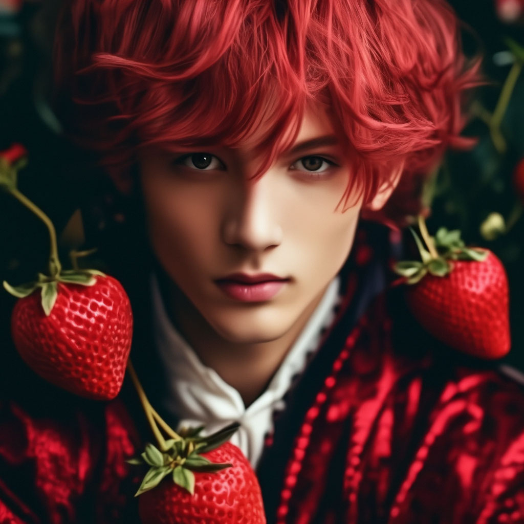 "The strawberry Prince" — image created in Shedevrum