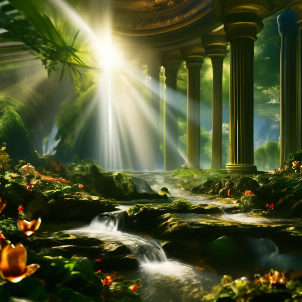 "Atlantis is bright as Lemuria , blooming , ho underground forest , the ...