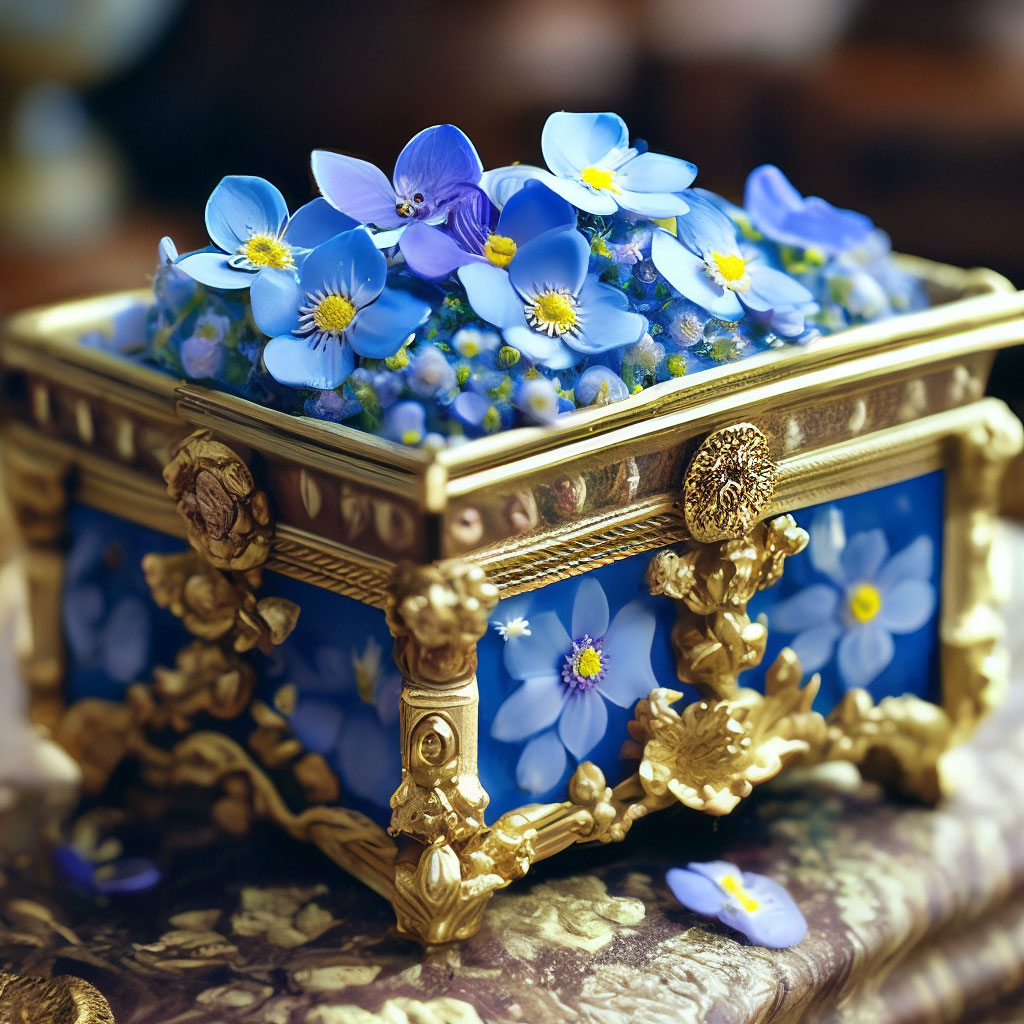 "Palekh casket of forget -me-nots is fabulously fantasy , aesthetically ...