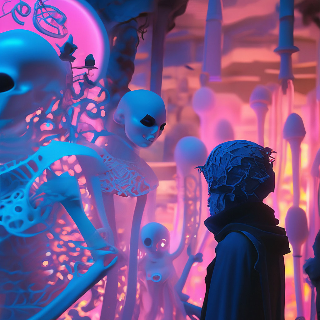 "You are not alone, there are a lot of necrosubstances, humanoids ...