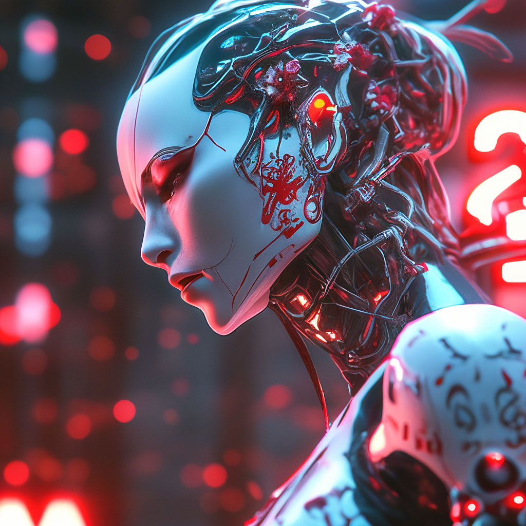 "Neural network-vampire, 4K, lumen, professional photo, horror ...