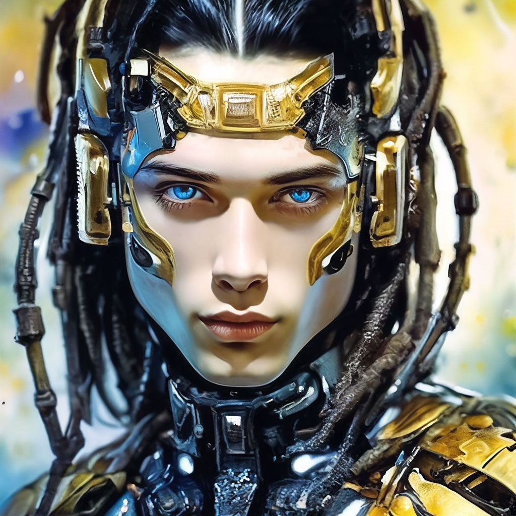 "Watercolor,black-gilt ink,ink drawing,4k,fantastic magical space alien ...