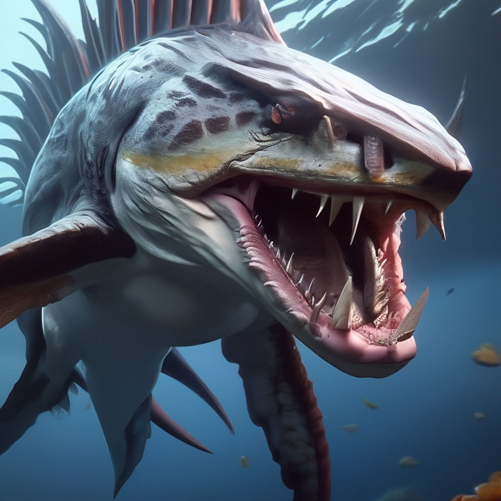 "Deep-sea predator, high detail, realistic" — image created in Shedevrum