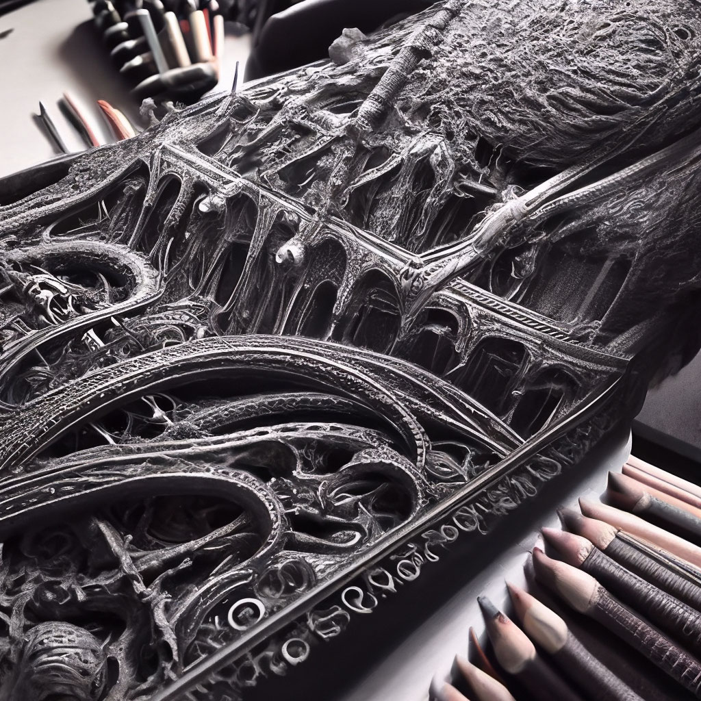 "Gothic, epic, fabulous, hyperrealism, microdetalization, surreal ...