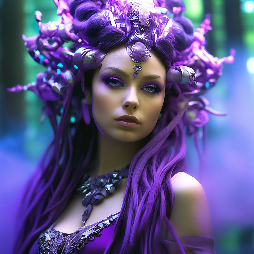 "Girl, expressive eyes, plump lips, neat nose, bright makeup, glamorous ...