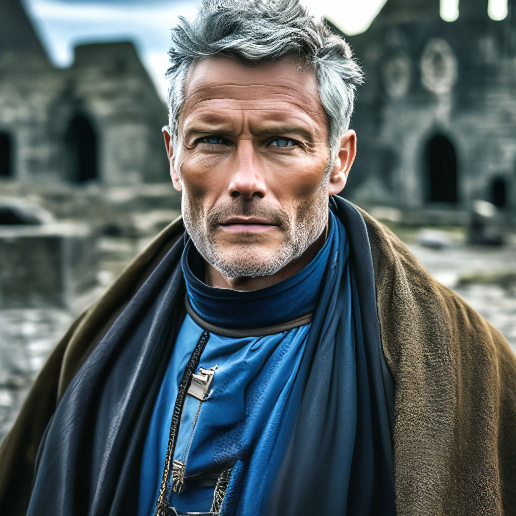 "A 53-year-old man, in a cassock, looks impressive, abundantly touched ...
