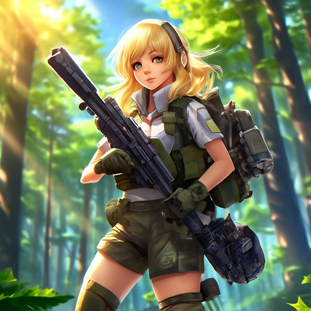"An incredibly beautiful blonde girl with a square hairstyle in the ...