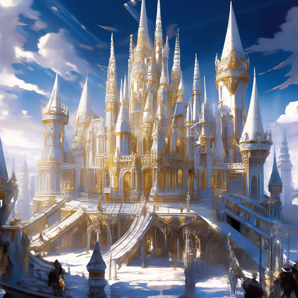 "Kingdom of crooked mirrors fairy tale kingdom,crystal,white gold ...