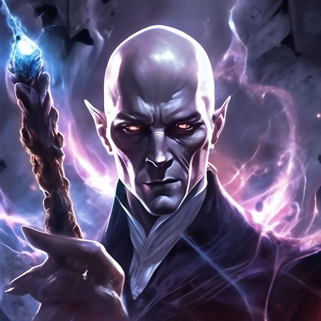 "Voldemort is scary and terrible bald, sinkhole in the nose, noseless ...