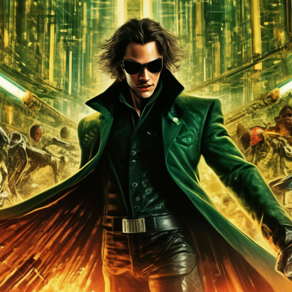 "Matrix attacks,paradoxes of the matrix, the last battle,in the style ...