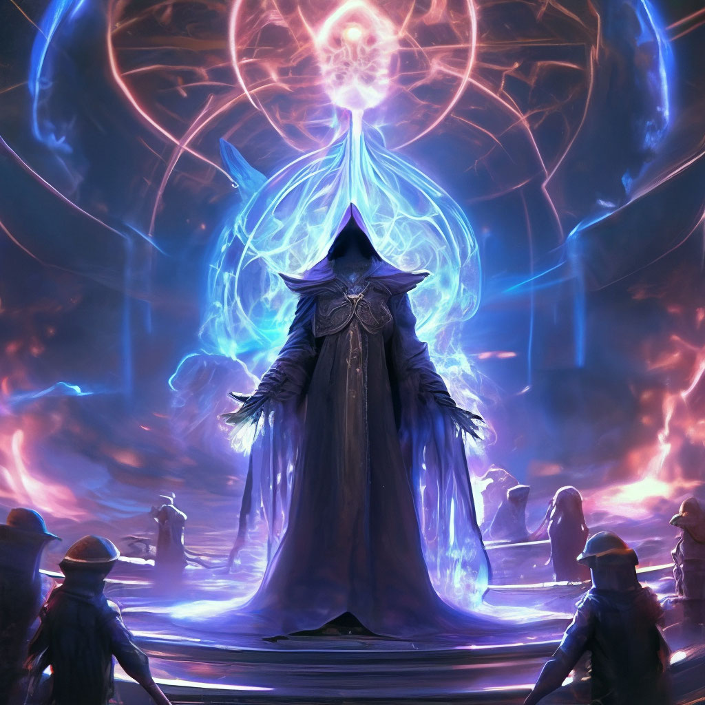 "The merging of the Abyss and the Necromancer into one, the robe of the ...