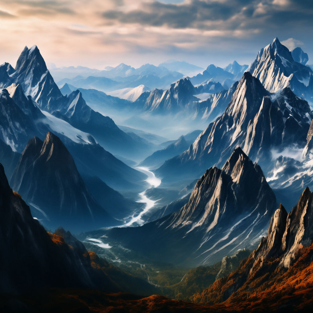 "Yes, mountains will open up." — image created in Shedevrum
