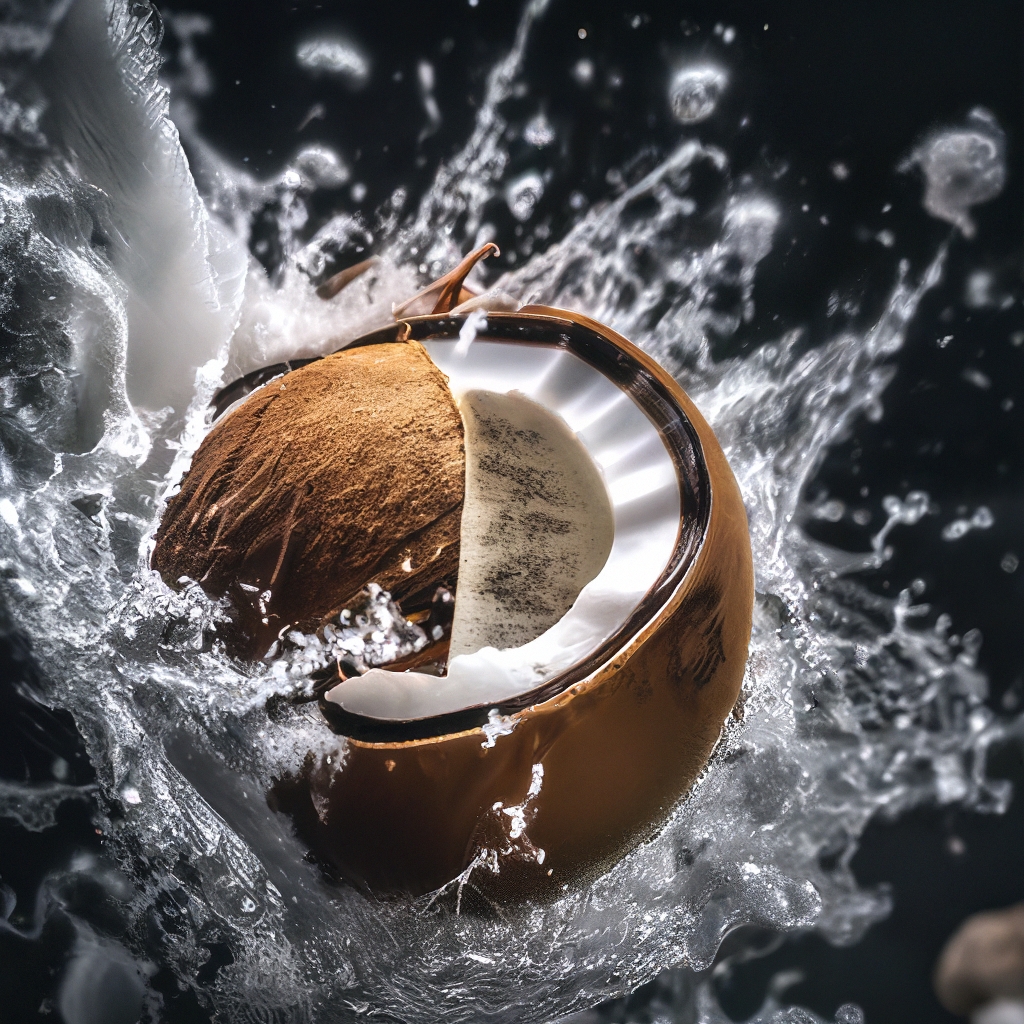 "Bullet through , bullet goes through coconut,bullet tears coconut ...