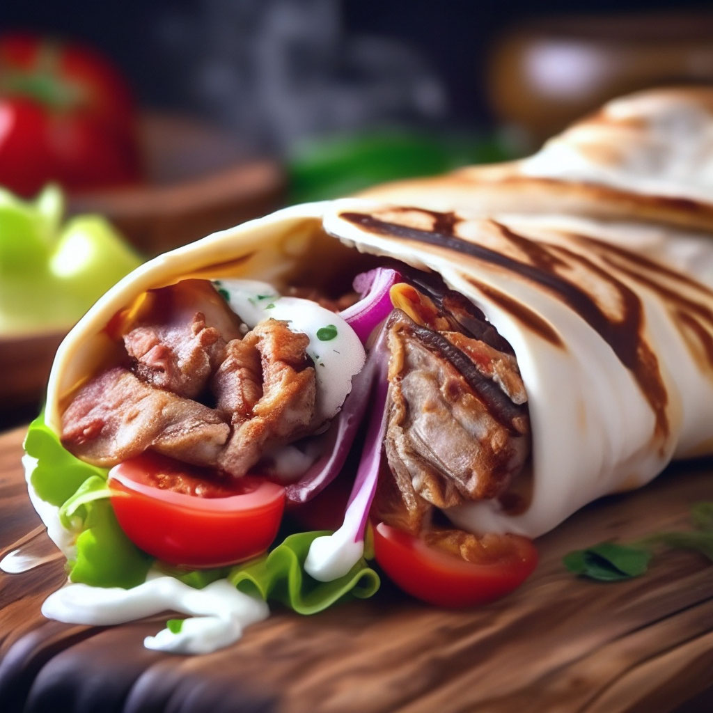 "Shawarma is very tasty and appetizing, aesthetically pleasing ...