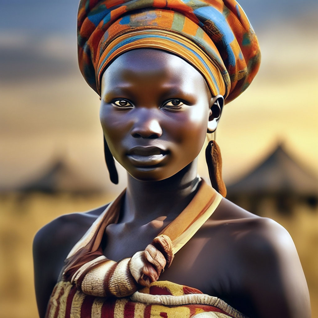 "South Sudan girl , aesthetically pleasing, beautiful, realistic ...