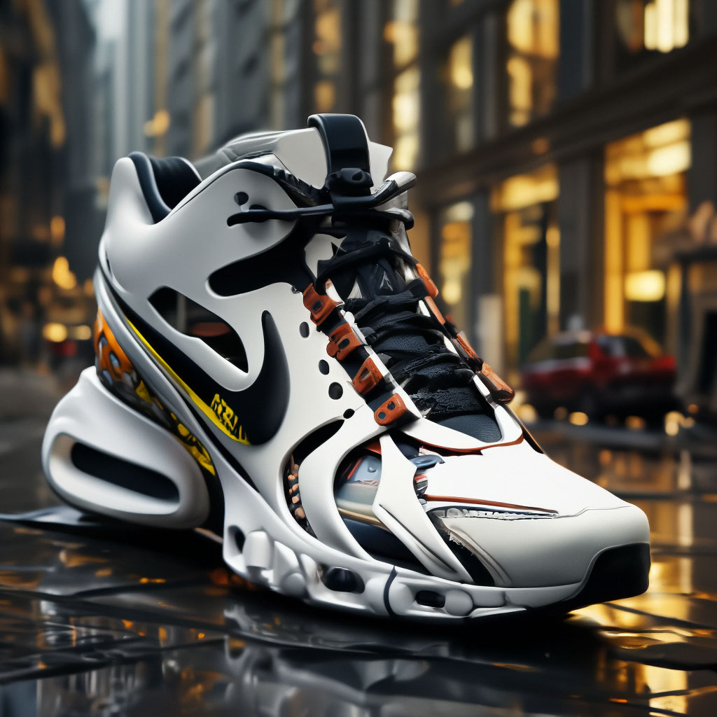 "The Nike machine among the machine is drawn by Nike" — image created ...
