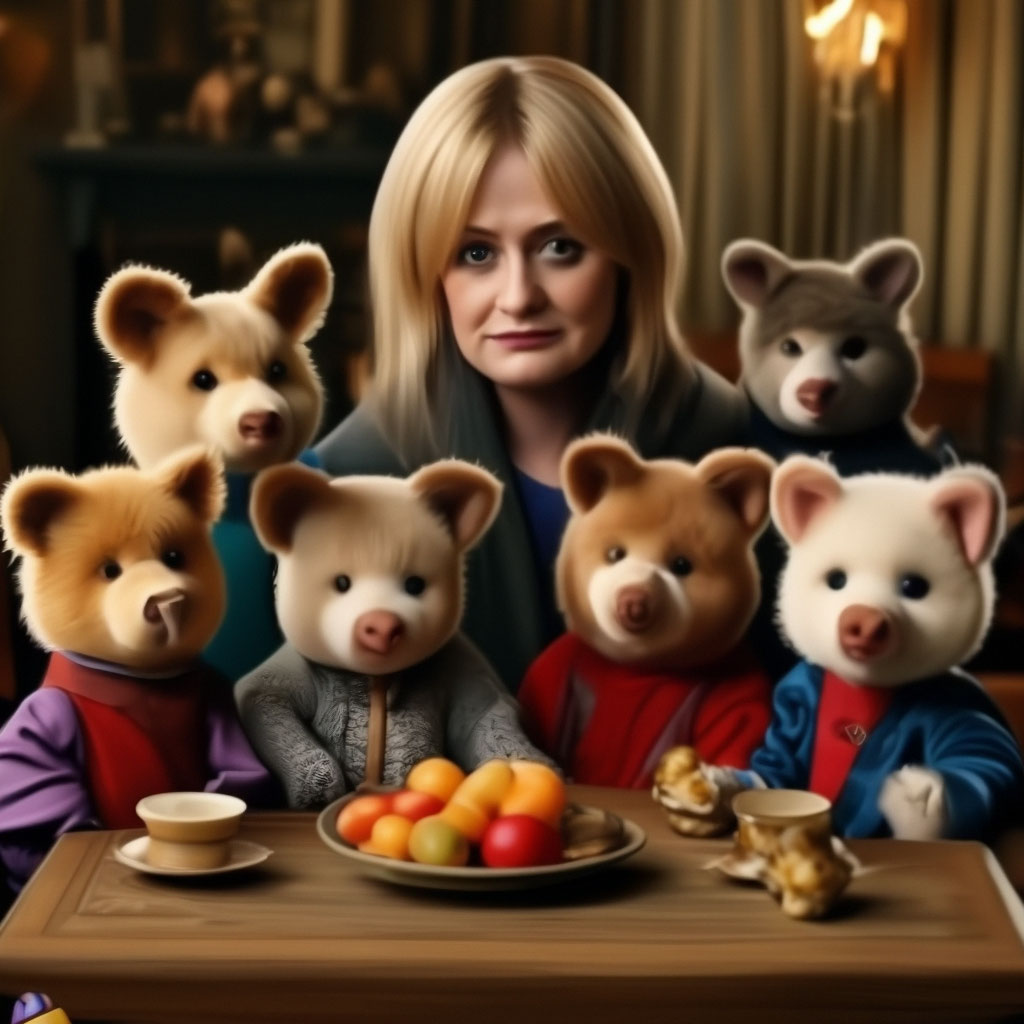 "Filya, Stepashka, Piggy and Karkusha demand their share from Anna ...