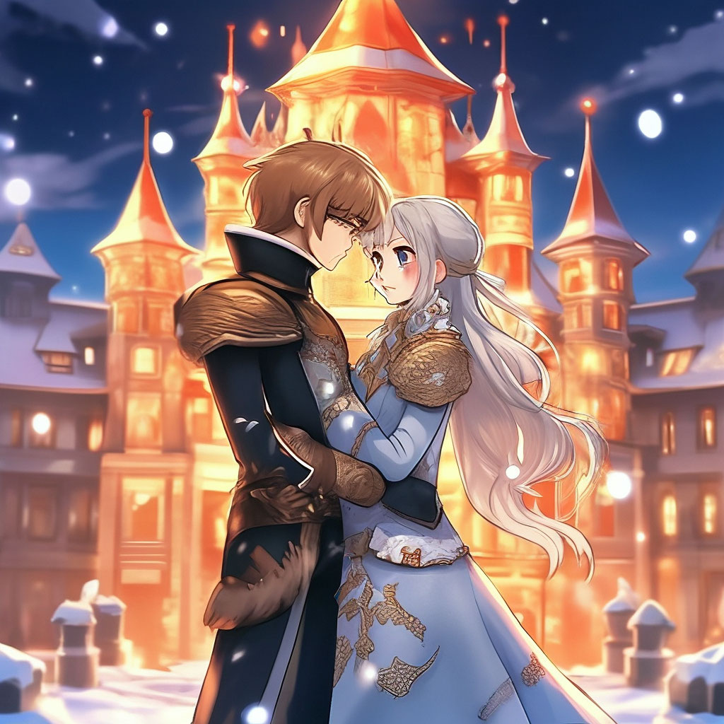 "The princess of the snow kingdom. prince of the fiery kingdom. love ...