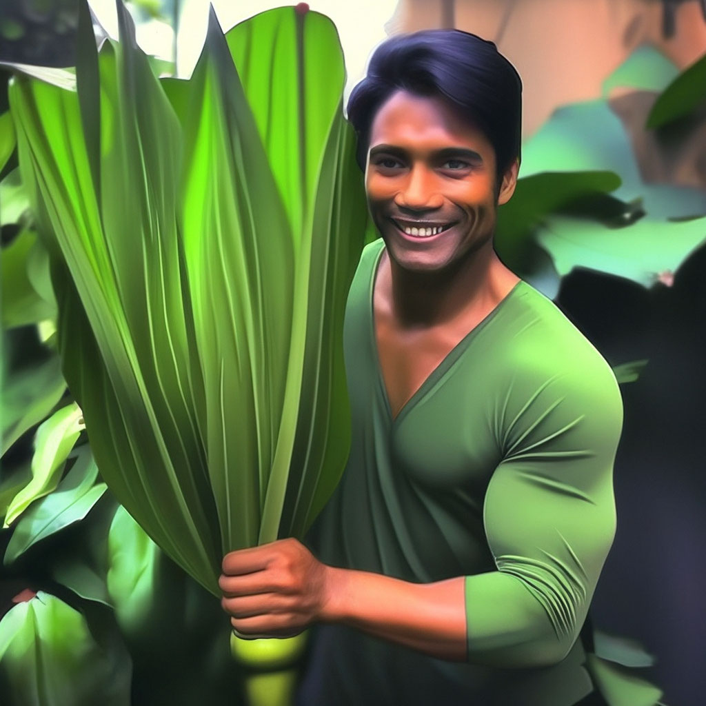 "Hold this plantain — I'll hit you right now, put it right away ...