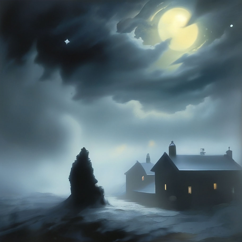 "Vechor, do you remember, the blizzard was angry, In the murky sky ...