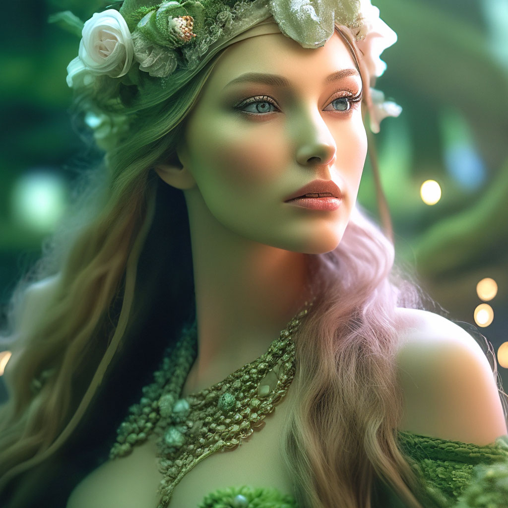 "Slavic mermaid, hyperdetalization of the face, fantasy art ...