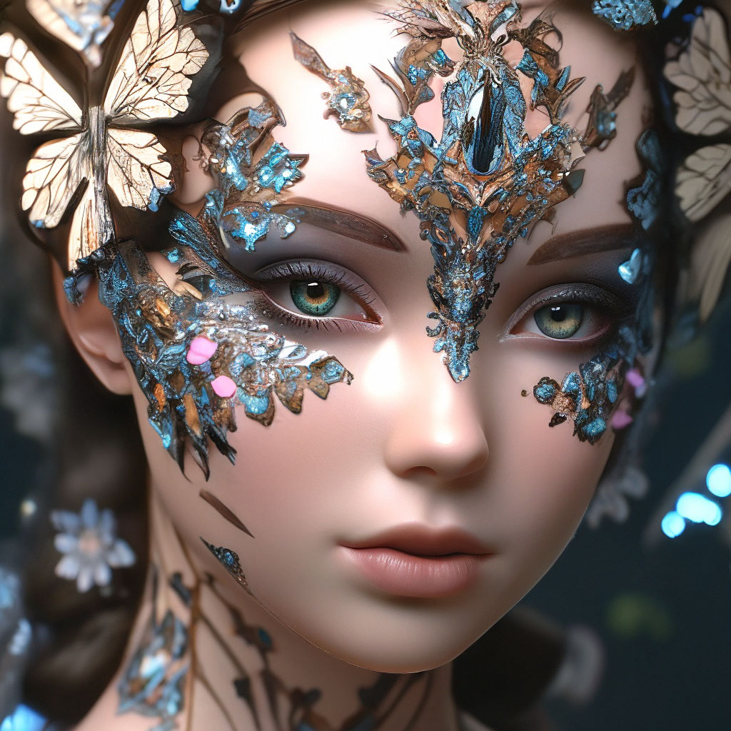 "Hyperrealistic, 64k, high quality, hyperdetalization,focus on the face ...