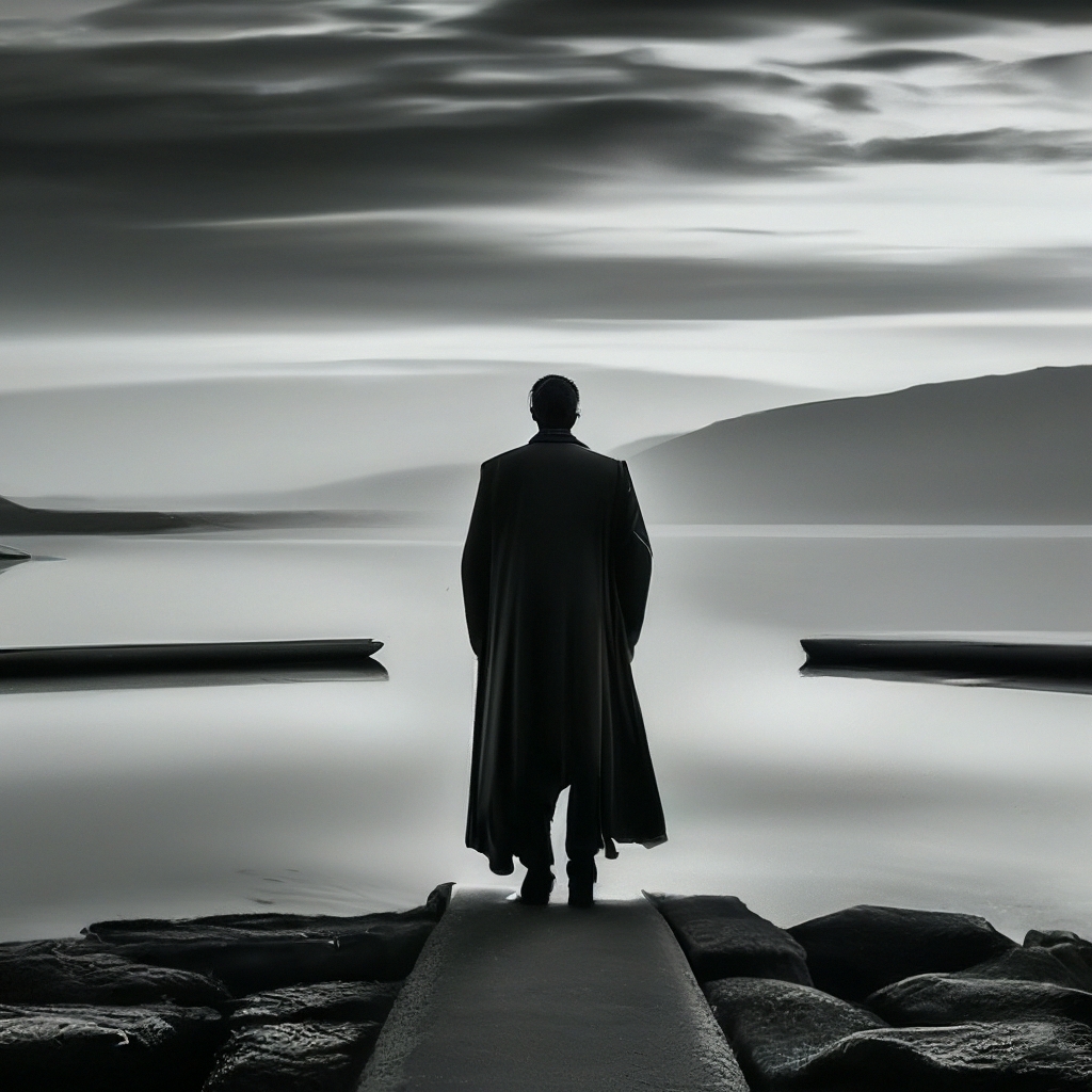 "The hero must be alone,realism,professional photo,cinematic,film style ...