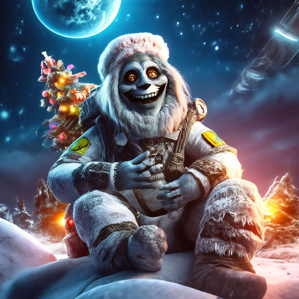 ". Megarealism, professional photography, festive New Year's background ...