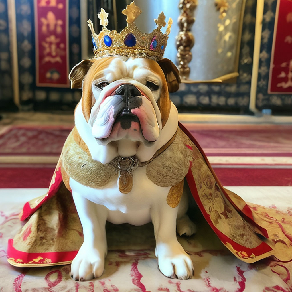 "🐶 🐶 king 🐶dog🐶" — image created in Shedevrum